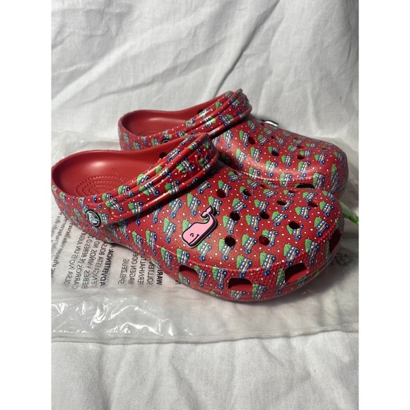 CROCS | Shoes | Nwt Crocs Classic Clog Slip On Vineyard Vines 222 ...